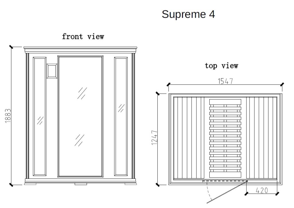 Supreme 4 - Sun Stream Saunas